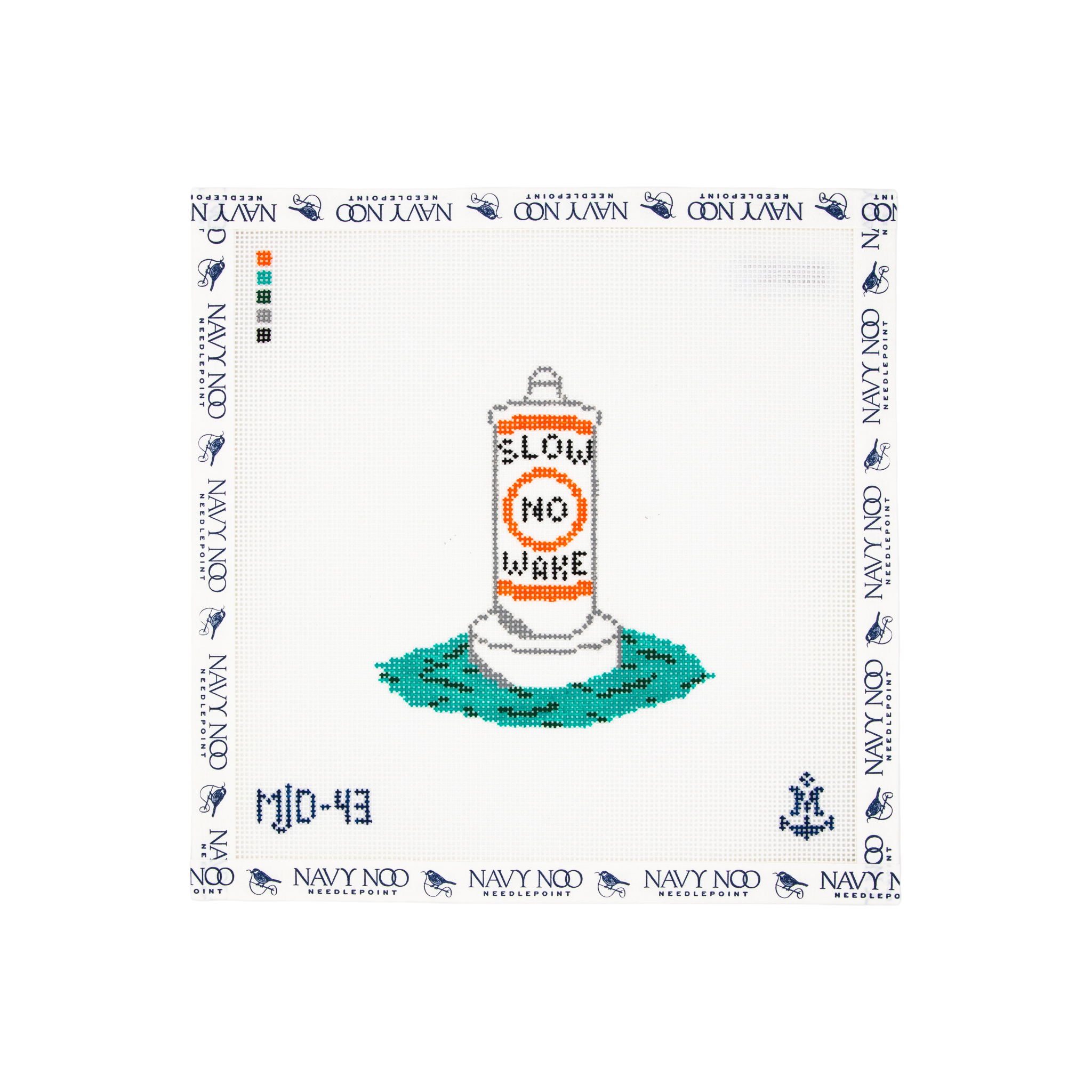 Slow No Wake Buoy – Navy Noo