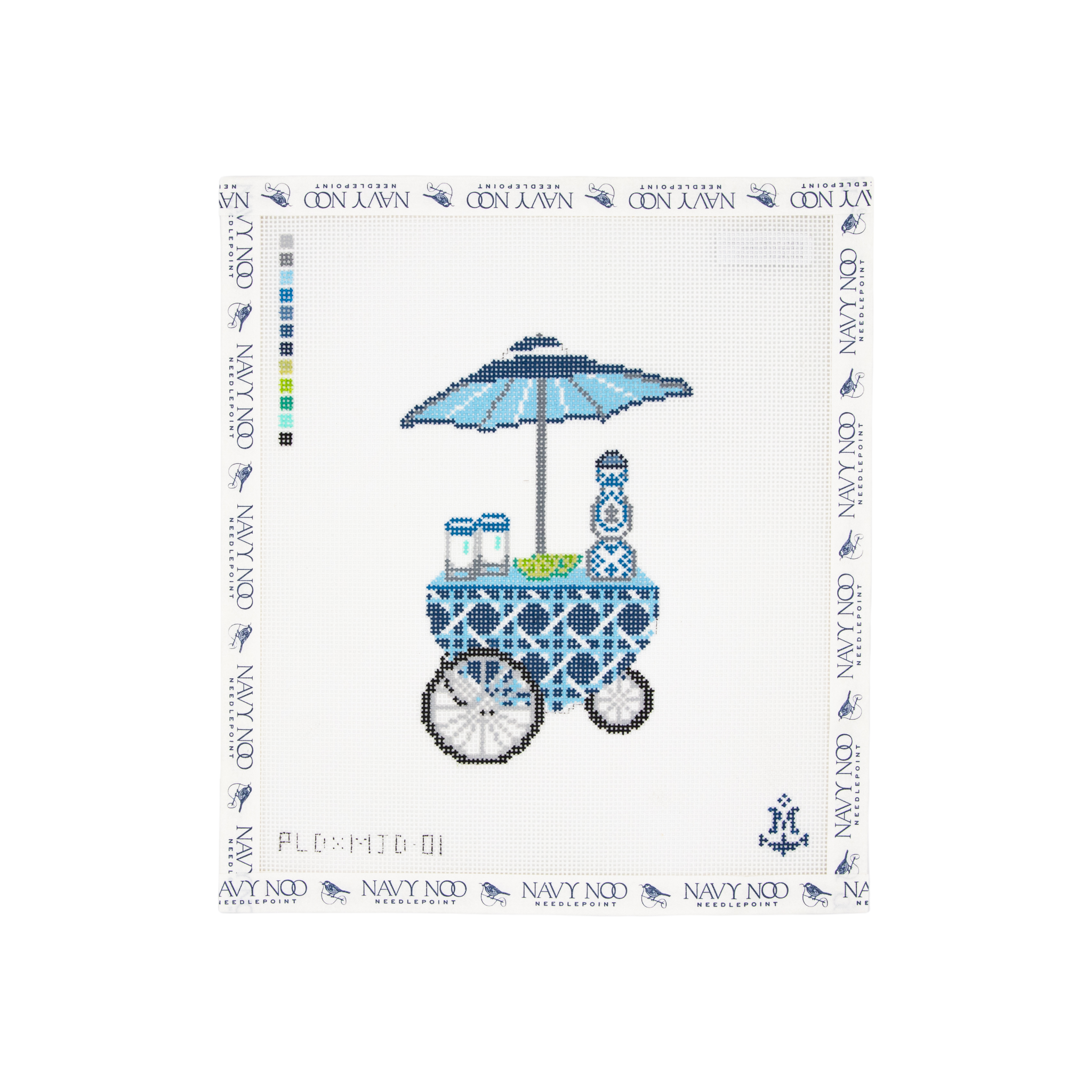 Blue Cane Tequila Cart – Navy Noo