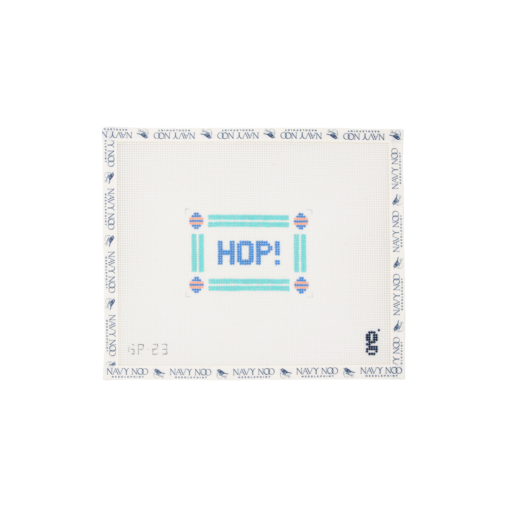 Hop Mini Sign – Navy Noo