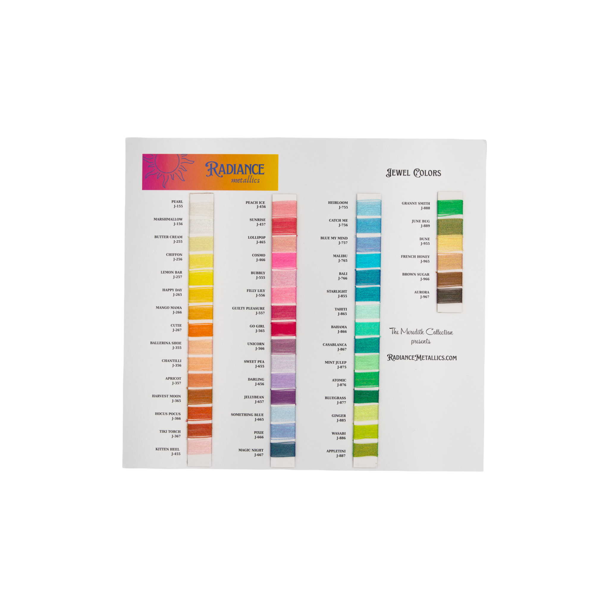Radiance Color Card – Navy Noo